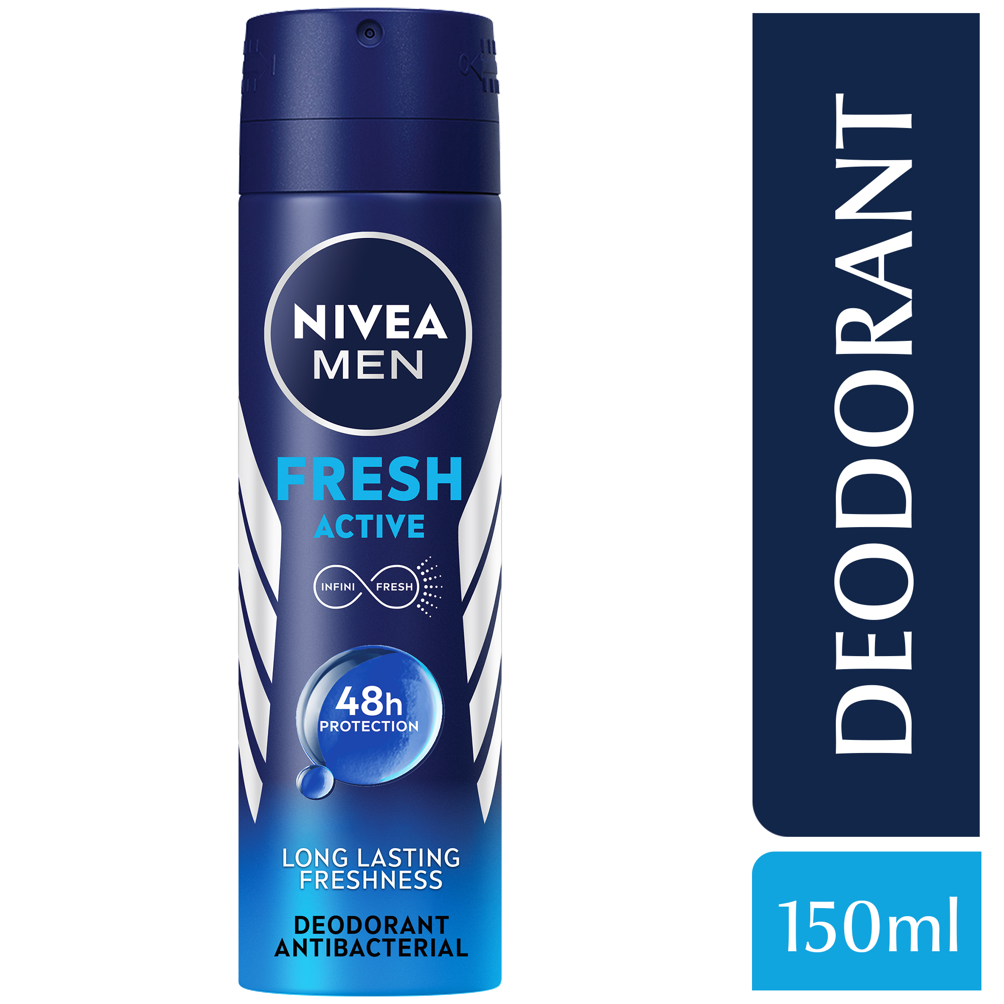 Buy Nivea Men Deodorant Fresh Active Spray 150ml online at best price in the UAE | Life Pharmacy